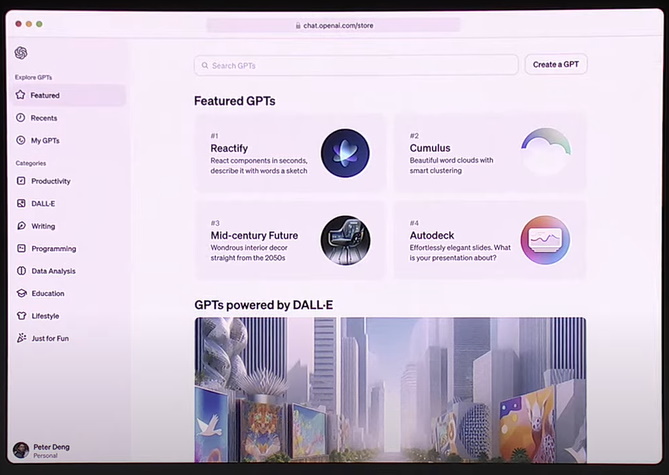 OpenAI發表客製化AI服務GPTs | iThome